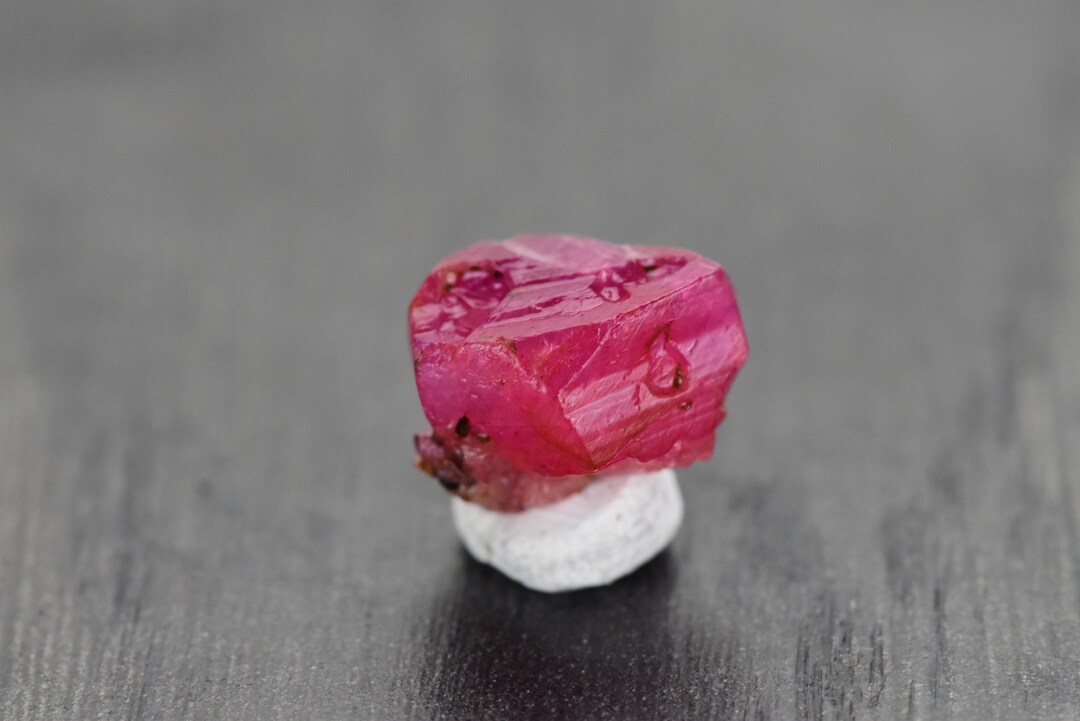 Vietnam Rare 7.7ct Light Red Terminated Ruby Specimen Crystal I Raw ...