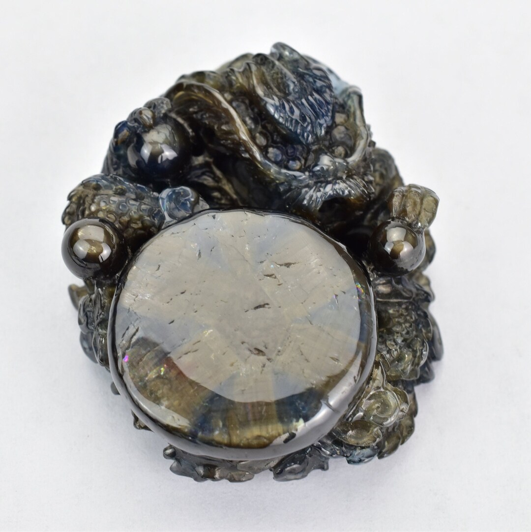 Very Rare 150ct Dragon Trapiche Sapphire Corundum Crystal From Vietnam ...