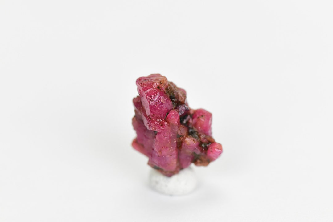 Nice Rare 15.8ct Red Ruby Crystals Cluster Corundum , Raw Ruby Corundum ...