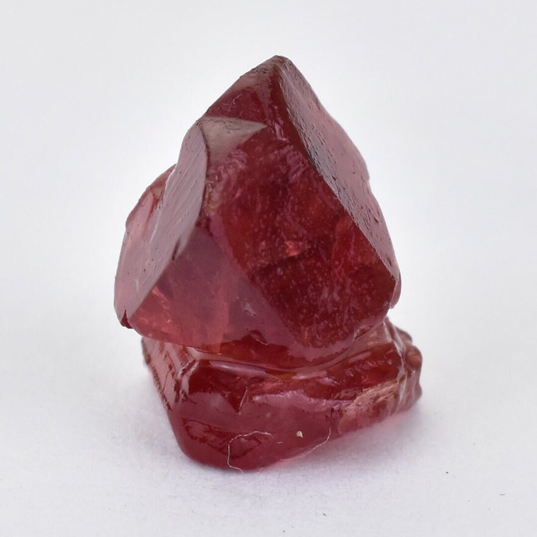 Exceptional Rare 4.5ct Raw Macle Twin Red Spinel Crystal Specimen ...