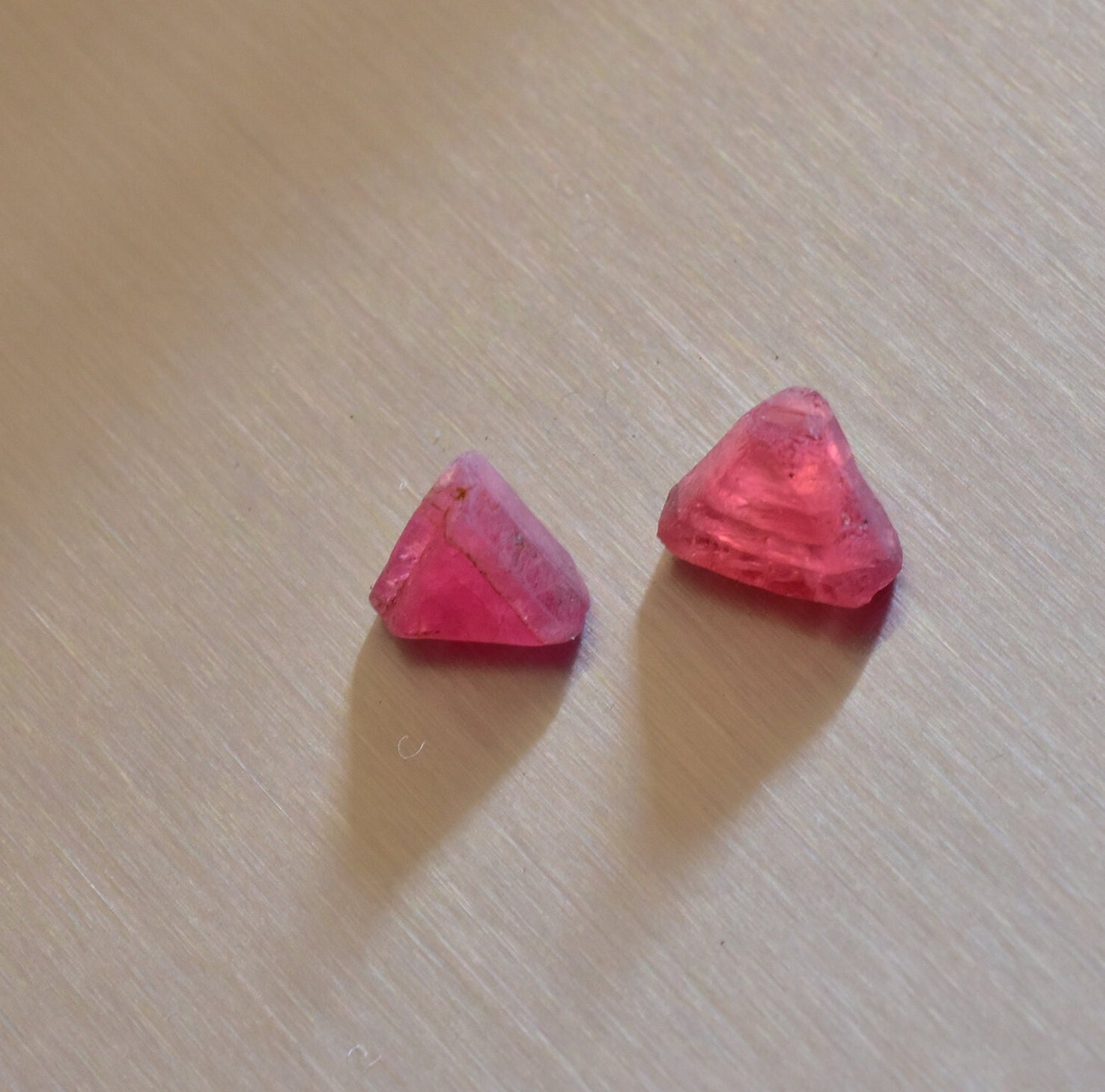 Pair Vietnam Very Rare Small Macle Twin Spinel Spinel Rough | Etsy