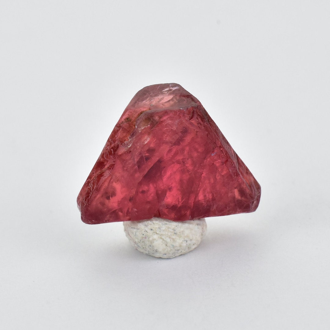 Nice 6.5ct Twin Raw Red Macle Spinel Gemstone Specimen Crystal, Healing ...