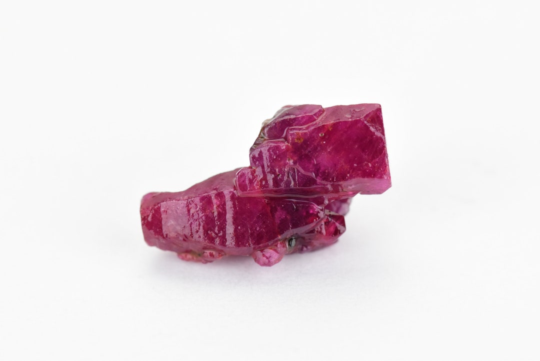 Beautiful Double Terminated 8ct Red Ruby Corundum Crystal Cluster Rare ...