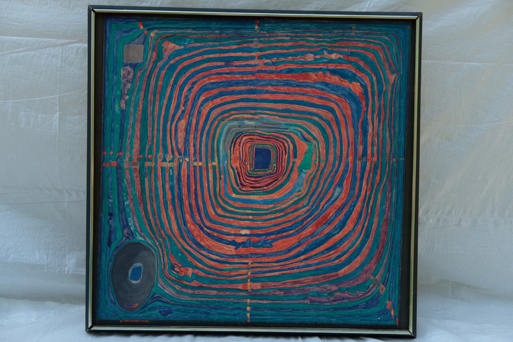 Vintage Friedensreich Hundertwasser Framed Reproduction - the Big Way ...