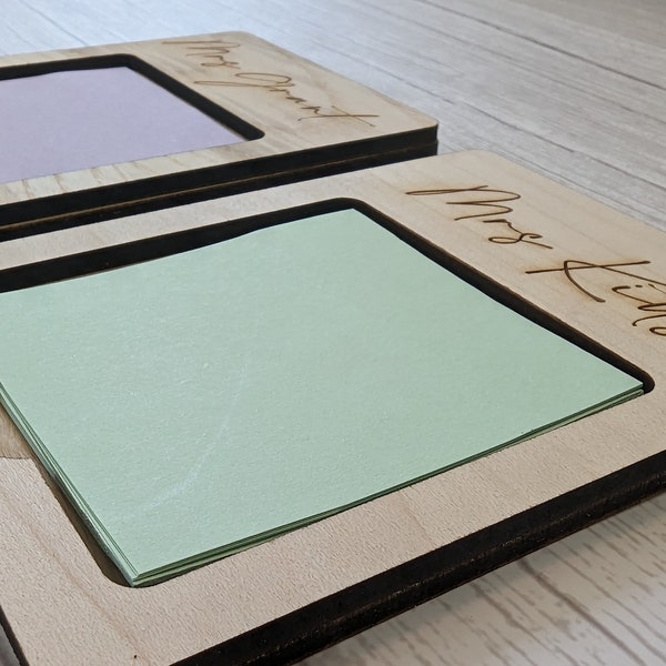 Post It Note Holder - Etsy UK