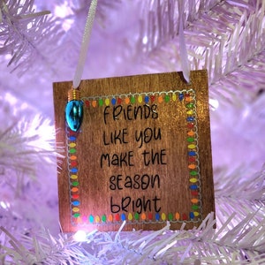 Friendship Ornaments, Christmas Ornaments, Friends Ornaments, Christmas ...