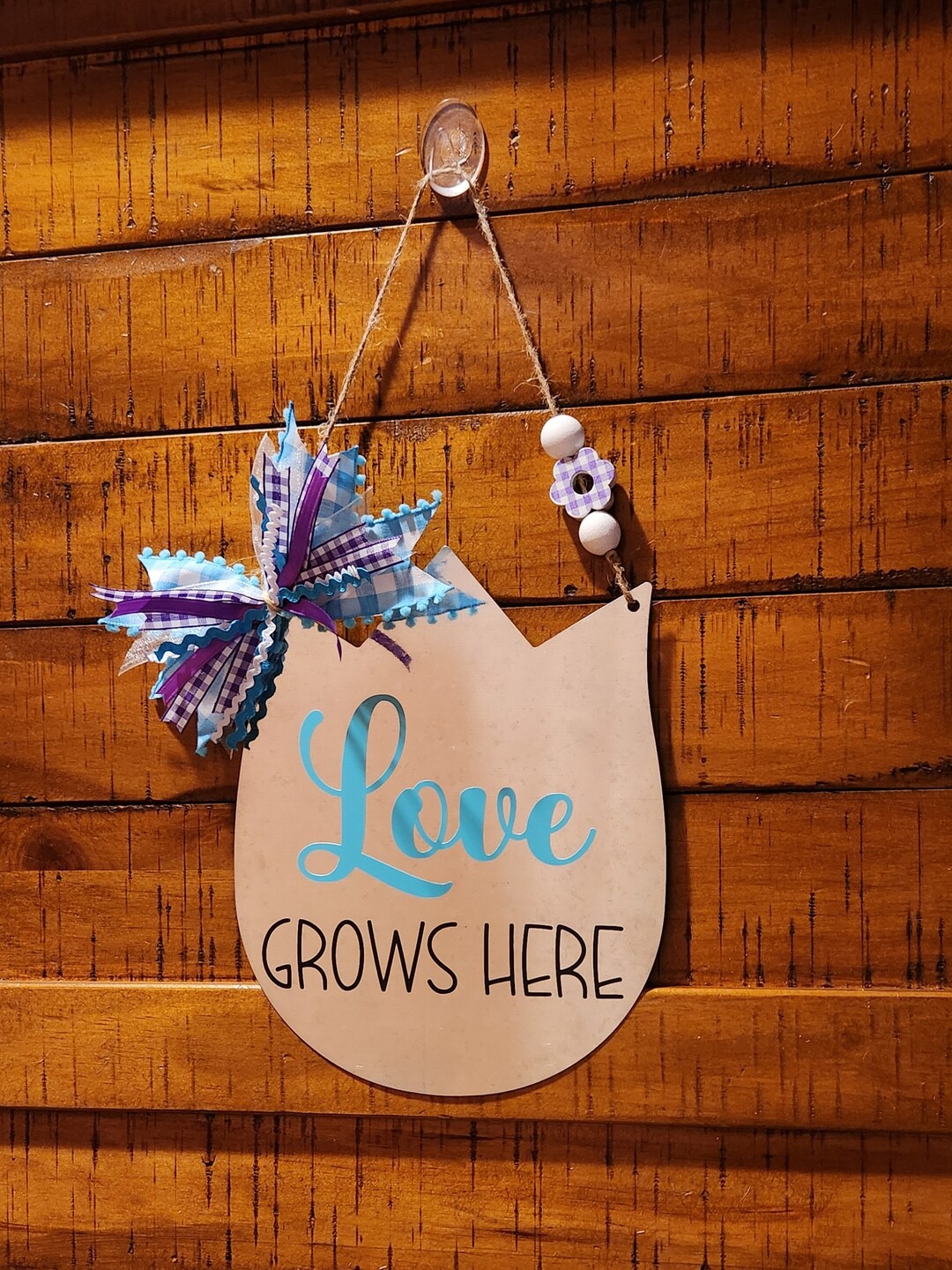 Spring Tulip Sign, Metal Tulip Sign, Spring Sign, Tulip Sign, Hanging ...