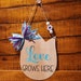 Spring Tulip Sign, Metal Tulip Sign, Spring Sign, Tulip Sign, Hanging ...