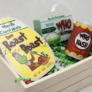 Grinch Food Ornaments, Whoville Food Ornaments, Grinch Ornaments ...