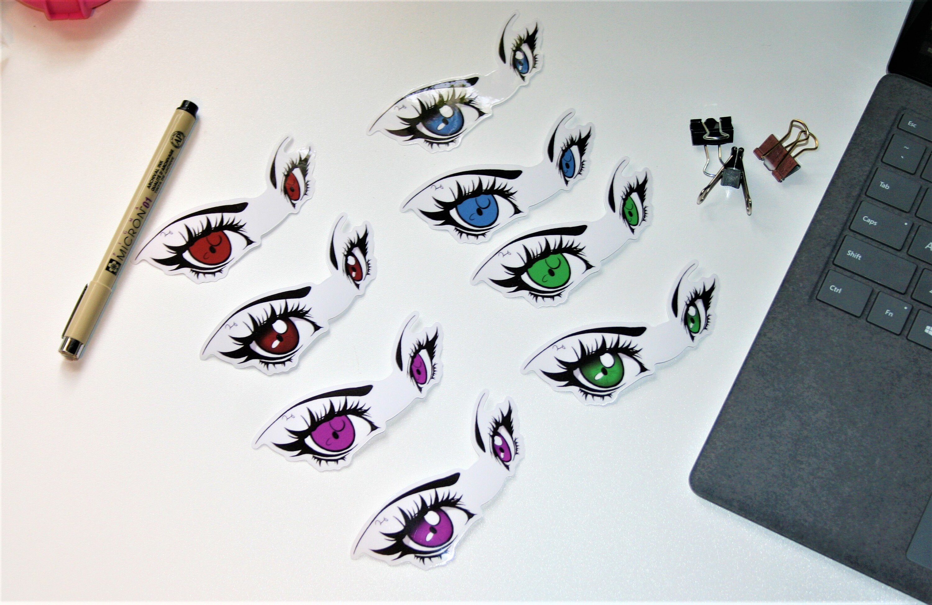 Clear Stickers | Aesthetic Anime Stickers | Anime | Laptop Stickers ...