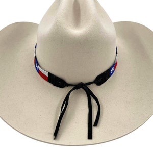 Texas Flag Beaded Hat Band - Etsy