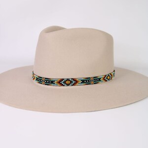 Western Beaded Hat Band Aztec - Etsy