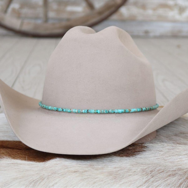 Boho Beaded Hat Band - Etsy