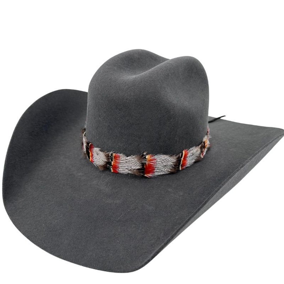 Western Feather Hat Band Ryder - Etsy