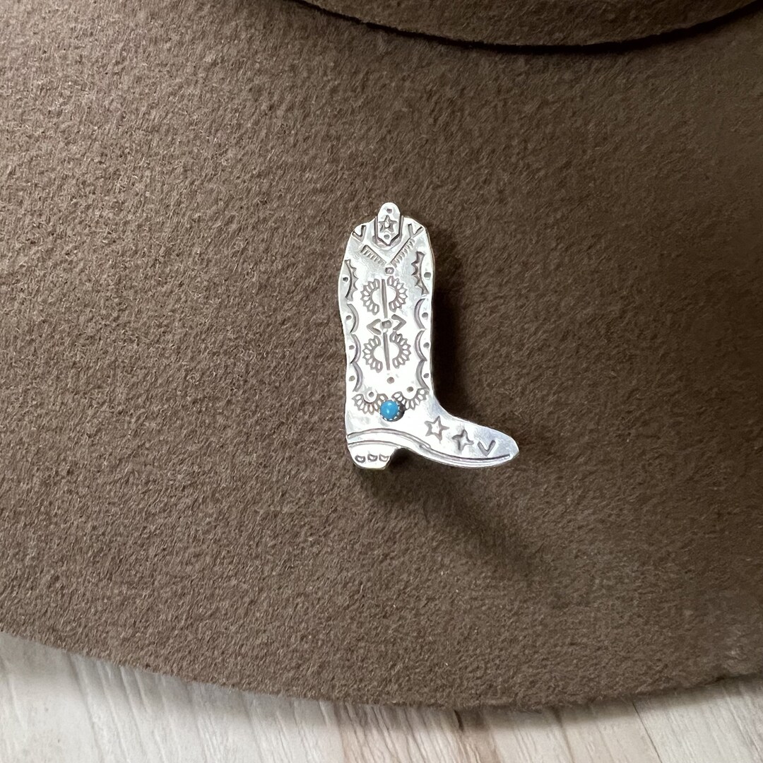 Peyote Bird Sterling Silver Boot Pin - Etsy