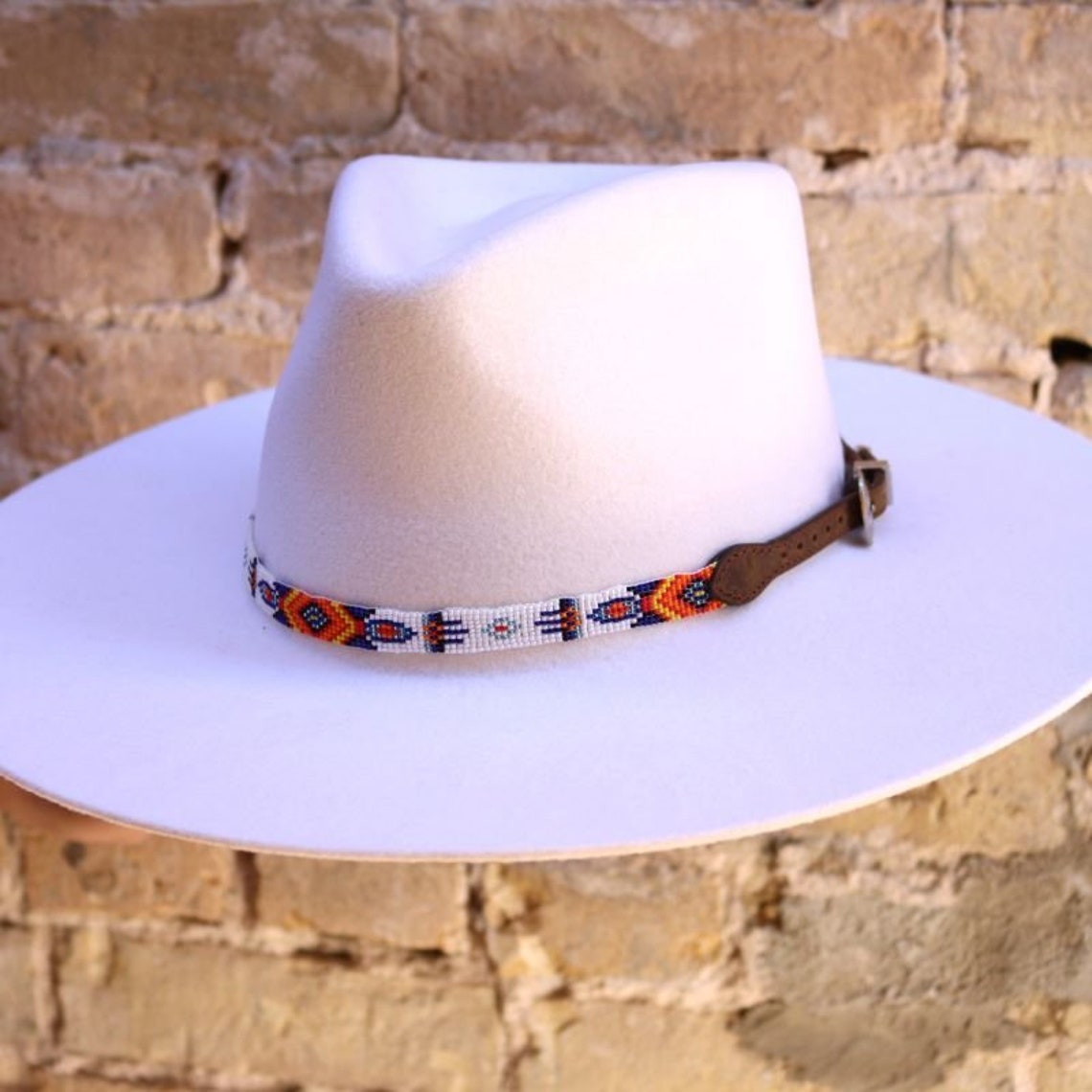 Western Aztec Beaded Hat Band - Etsy
