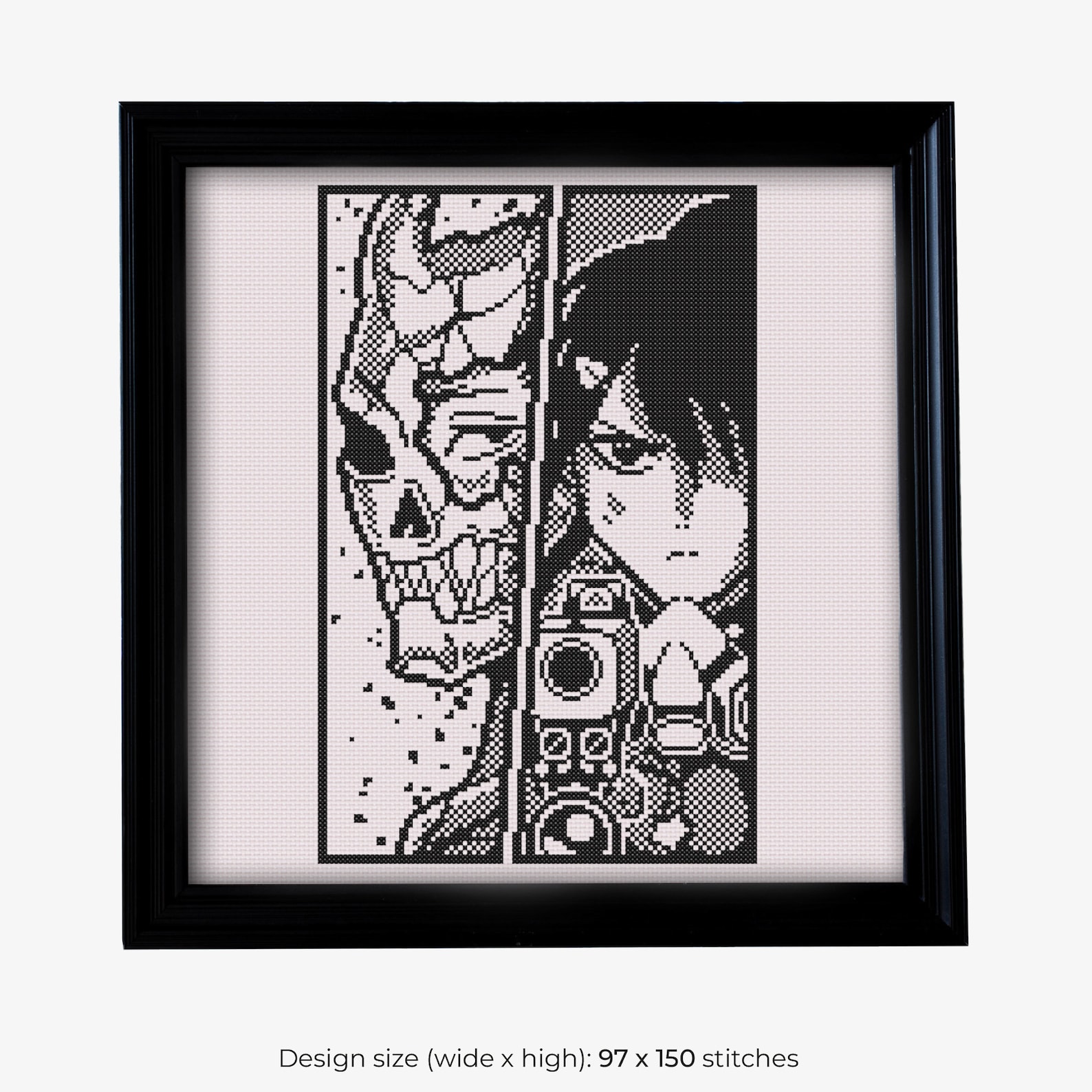 Kafka Hibino & Mina Ashiro Cross Stitch Pattern | Cross Stitch Pattern ...