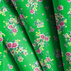 Hmong Collection Modern Printed Fabric Thai Li Loos Floral - Etsy