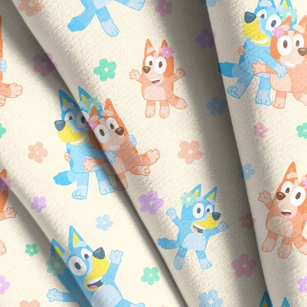 Bluey Stretch Fabric - Etsy