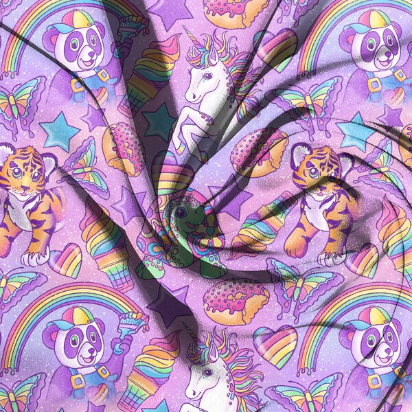 Lisa Frank Fabric by the Yard - Etsy