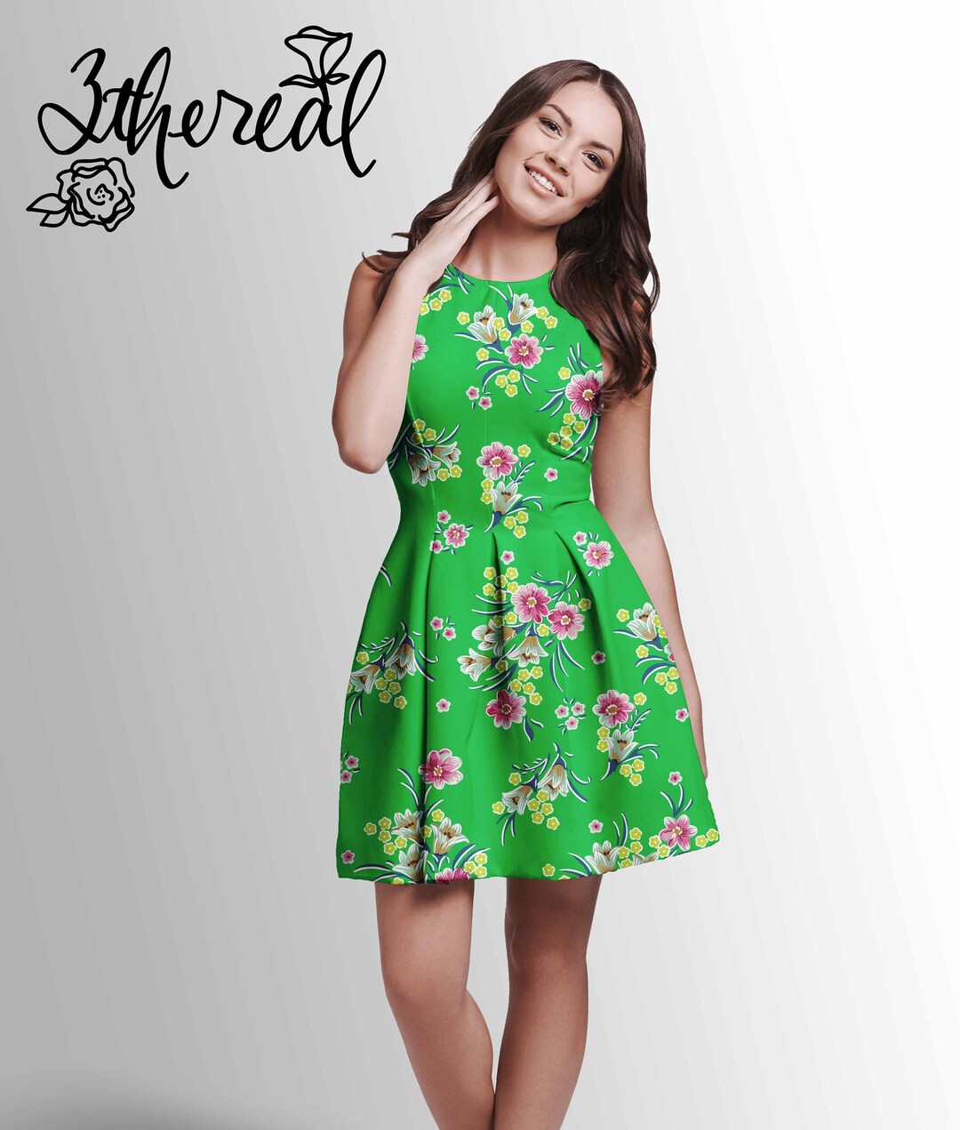 Hmong Collection Modern Printed Fabric Thai Li Loos Floral - Etsy