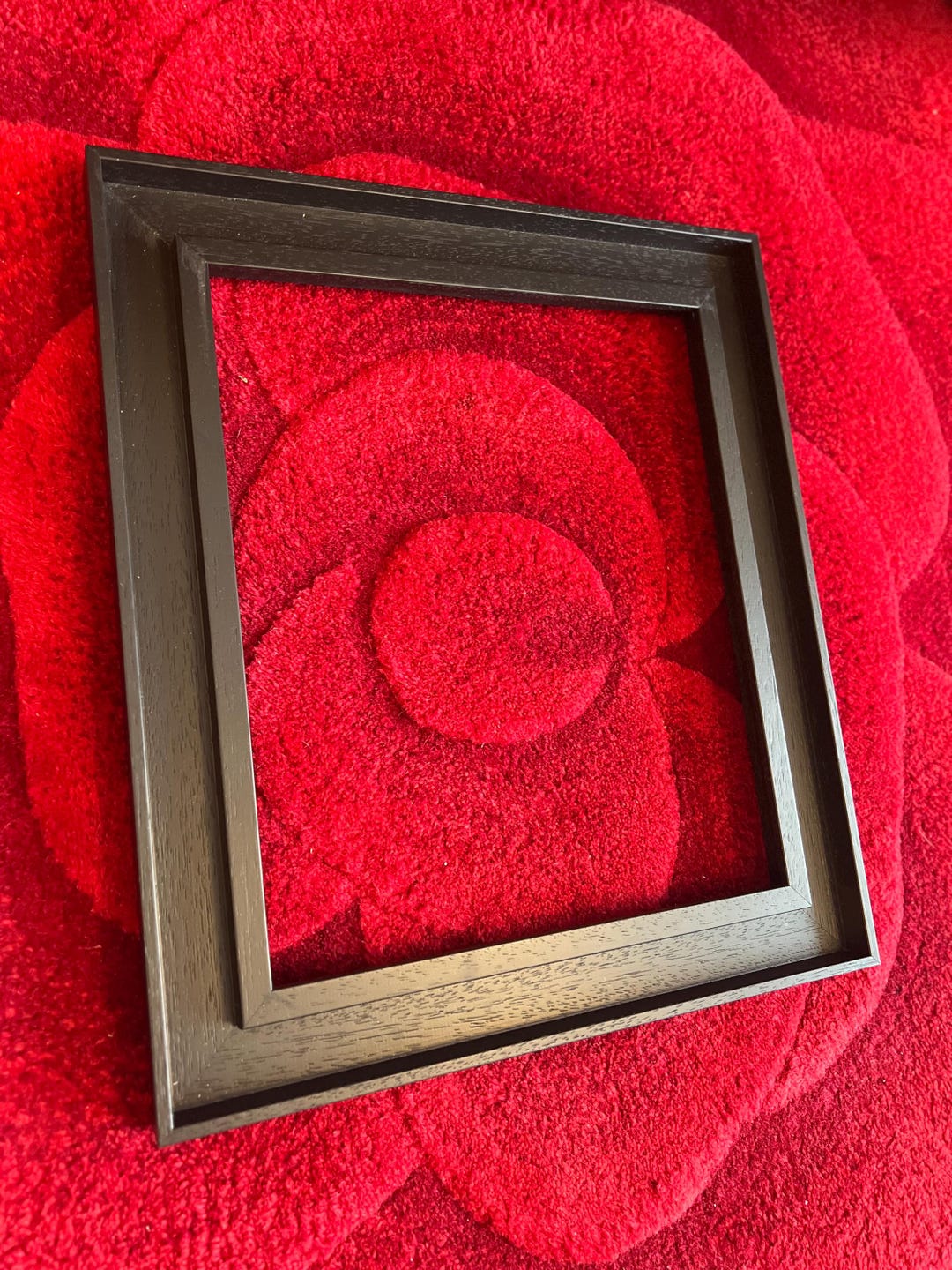 Black St Ives 50mm Mini Chunky Picture Frame Photo Frame Canvas Frame ...