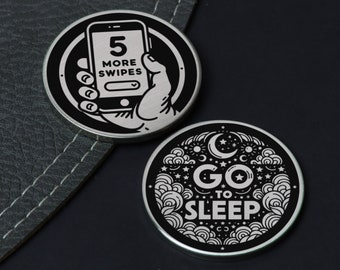 Decision Coin Custom Engraved Brass Coin Couples Flip Coin Gifts for ...