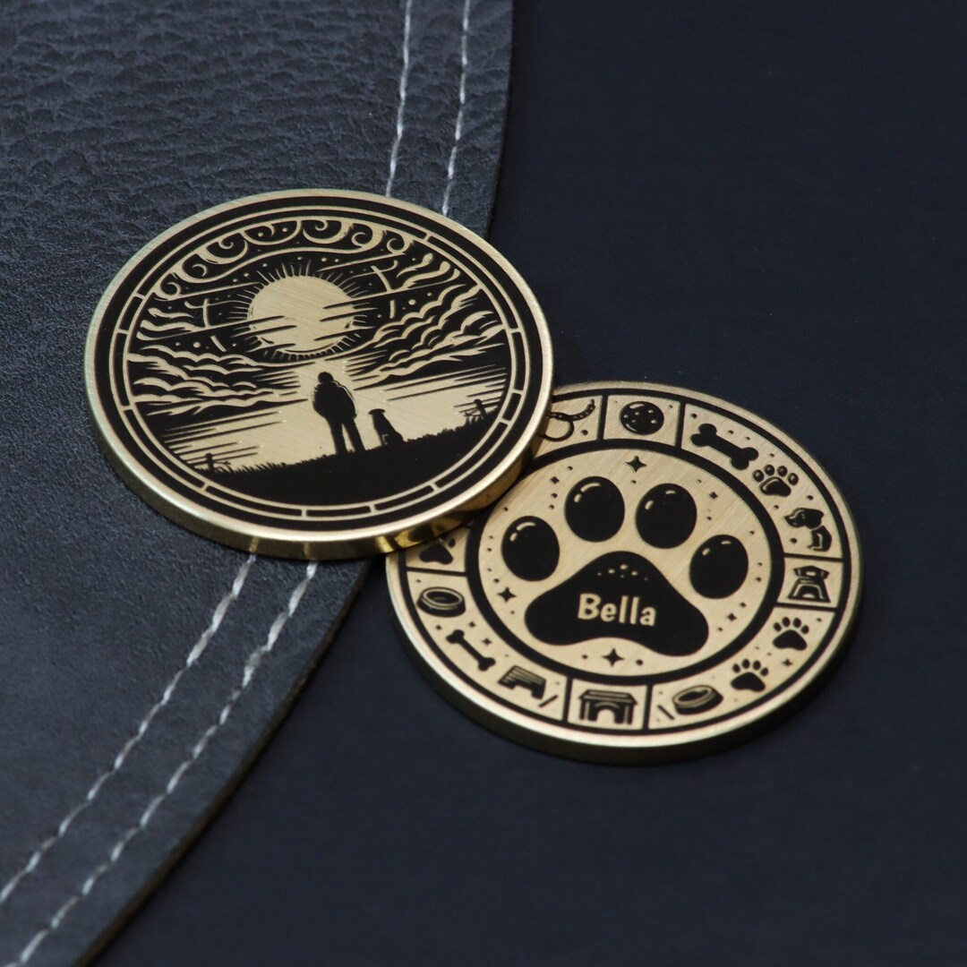 Paw Print Dog Coin - Dog Lover Gift - Gift for Her - Gift for Him ...