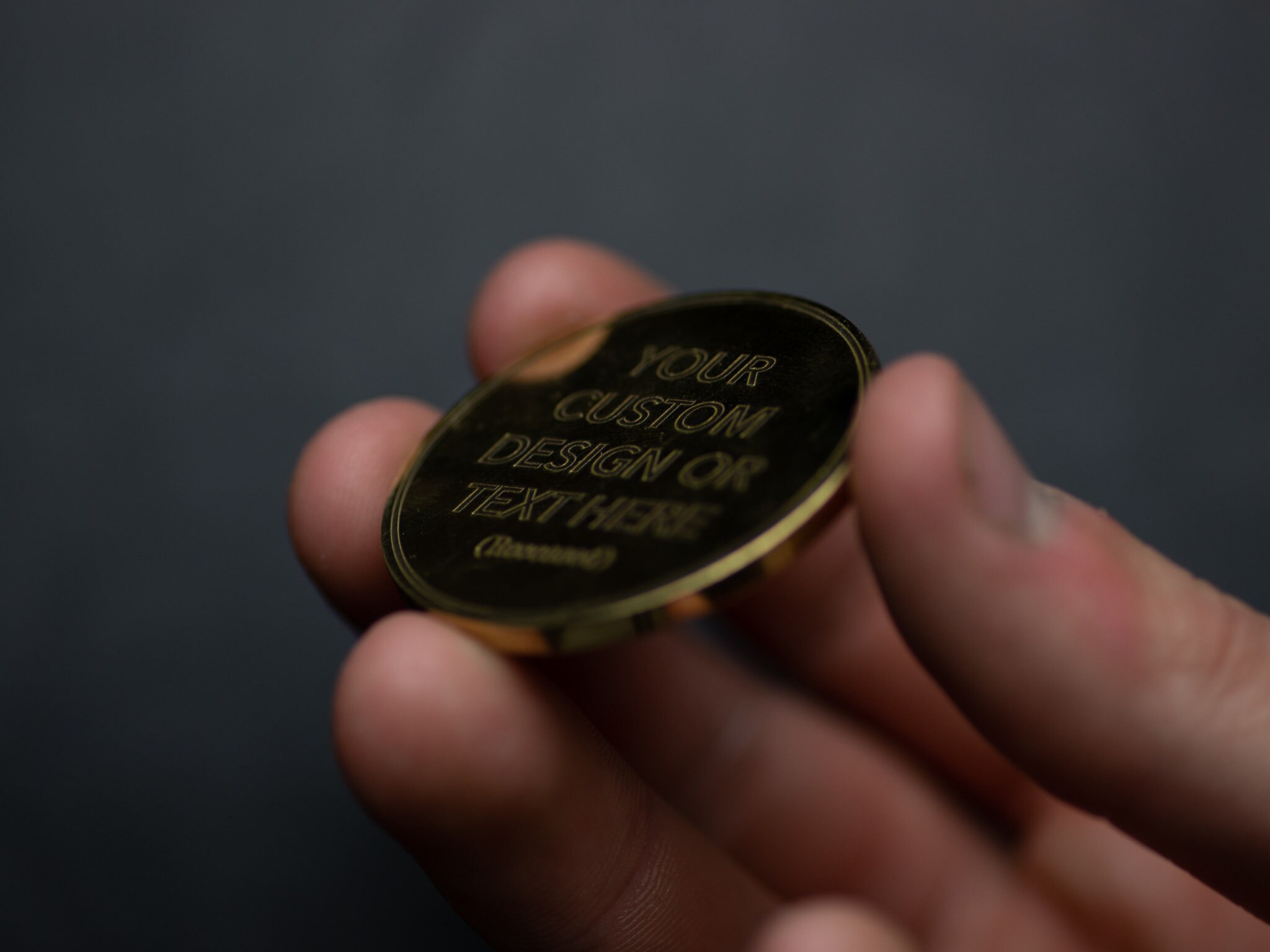 Custom Brass/silver 1.5 40mm Coin Fully - Etsy UK