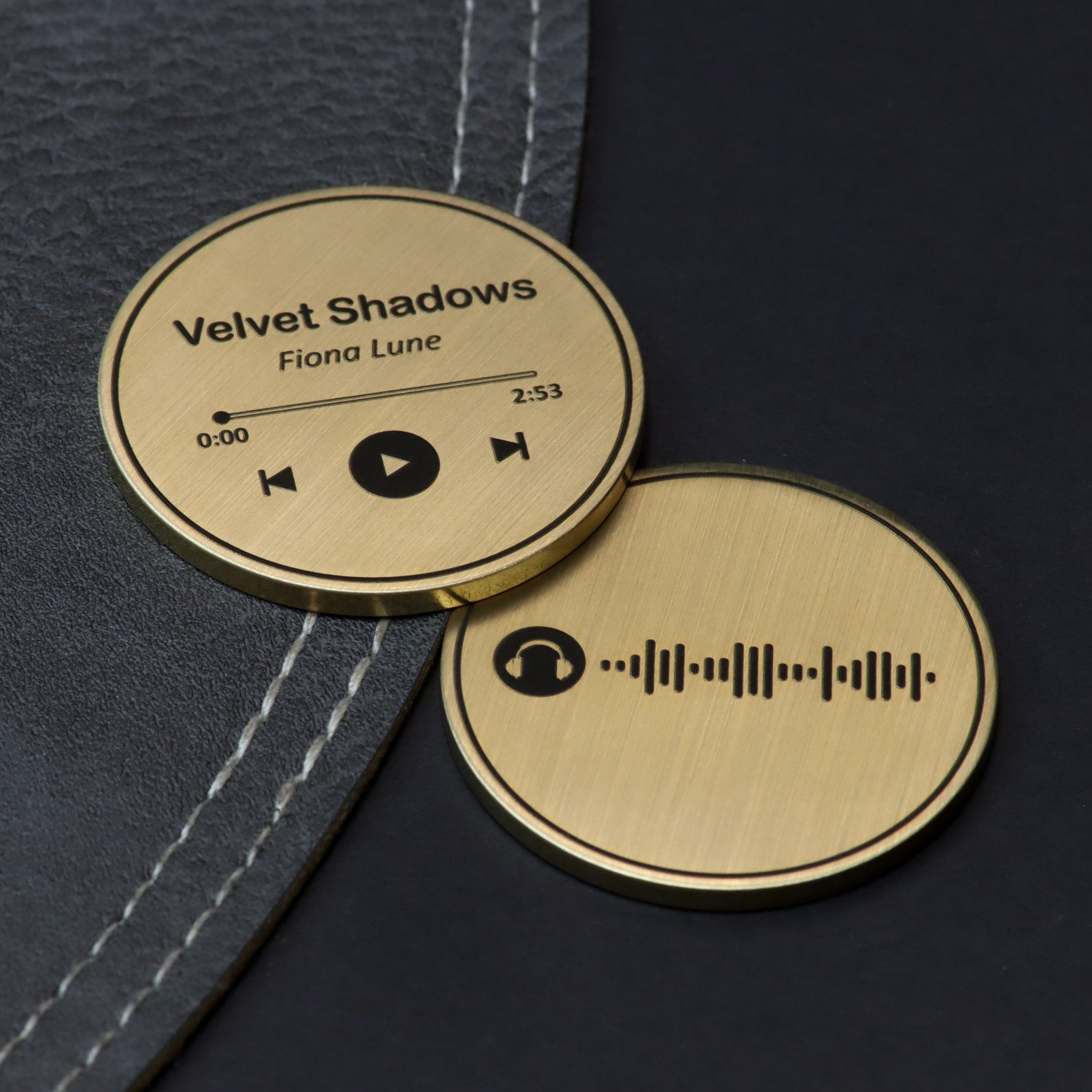 Custom Song Coin - Music Coin - Anniversary Gift for Him, Couples Gift ...