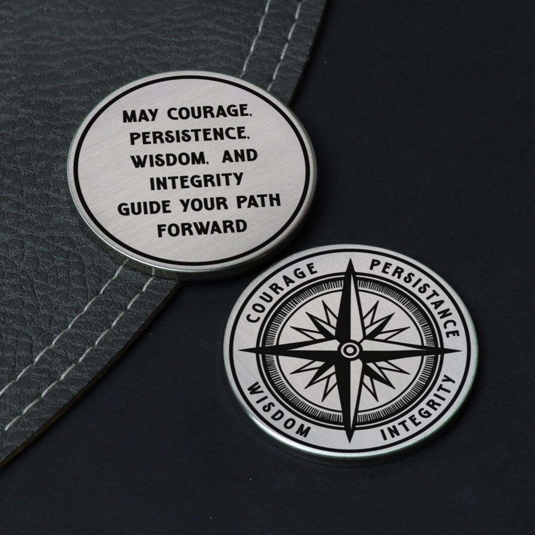 Guide Your Path Forward Coin - Motivational Coin - EDC Coin - Gift for ...