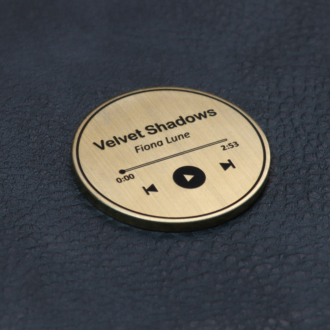 Custom Song Coin - Music Coin - Anniversary Gift for Him, Couples Gift ...