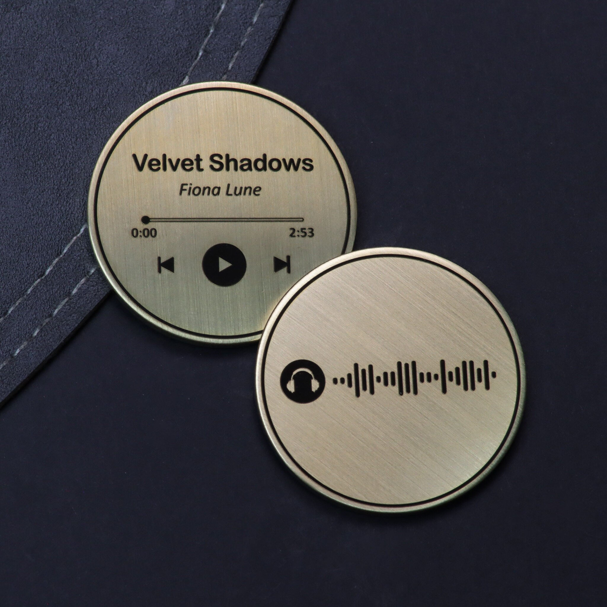 Custom Song Coin - Music Coin - Anniversary Gift for Him, Couples Gift ...