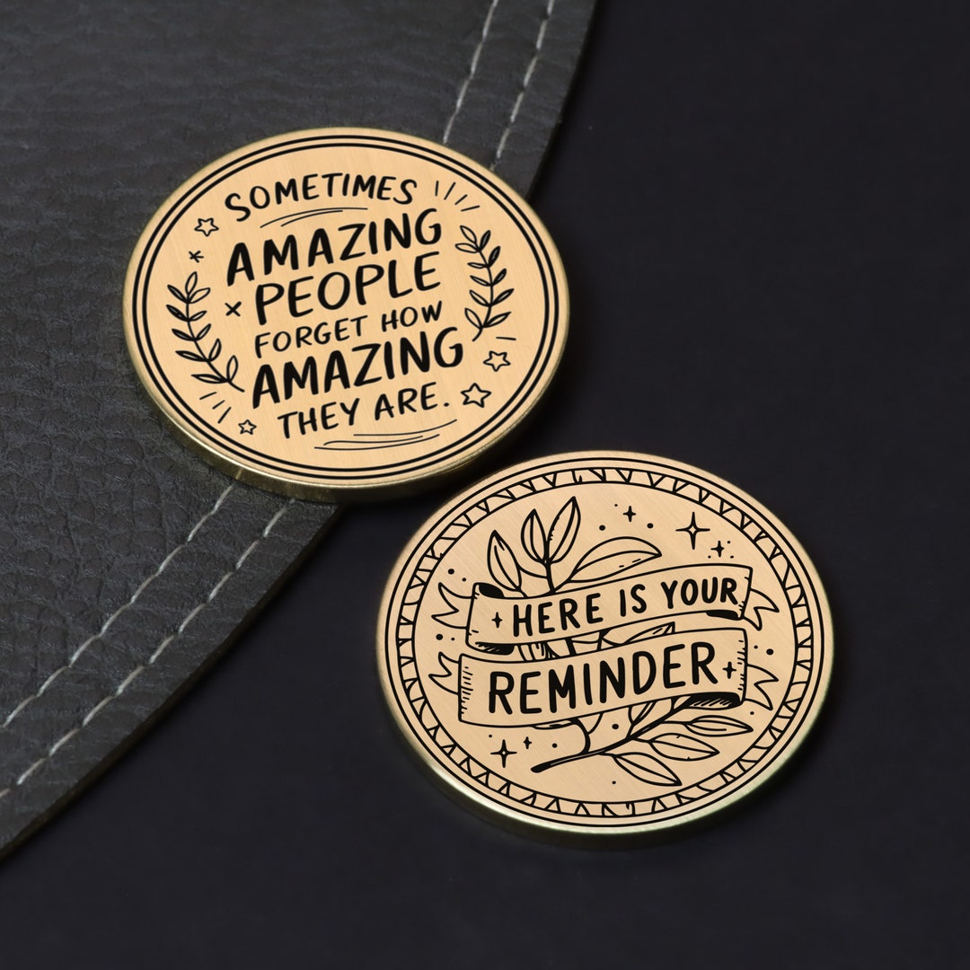 Reminder That Your Amazing, Engraved Challenge Coin - Couples Coin ...