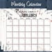 Monthly Calendar Printable Cute 12 Month Calendar Any Year Calendar ...