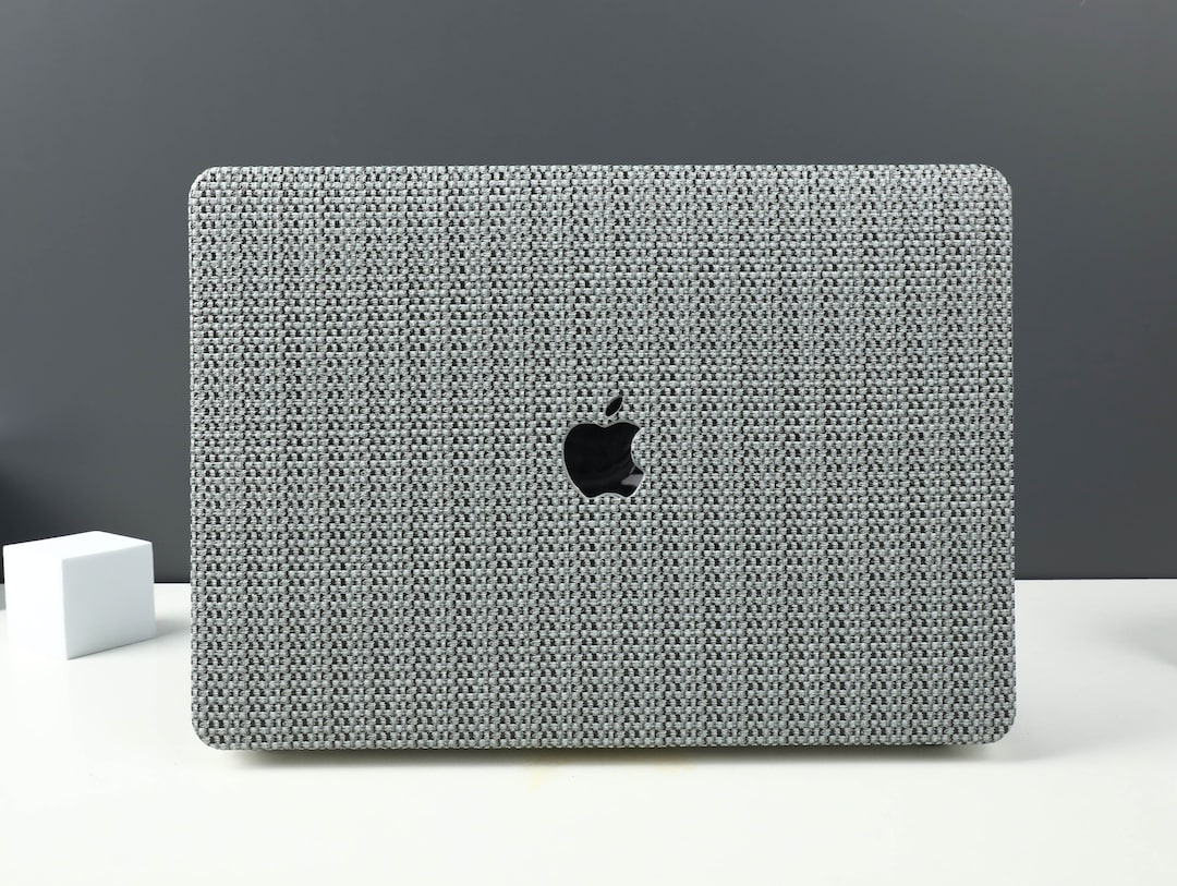Charcoal Gray Weave Leather MacBook Case, MacBook Pro 14 2021, MacBook ...
