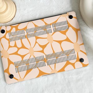 Orange Sunflower Hard Cover MacBook Case, MacBook Pro 16 MacBook M1 M2 ...
