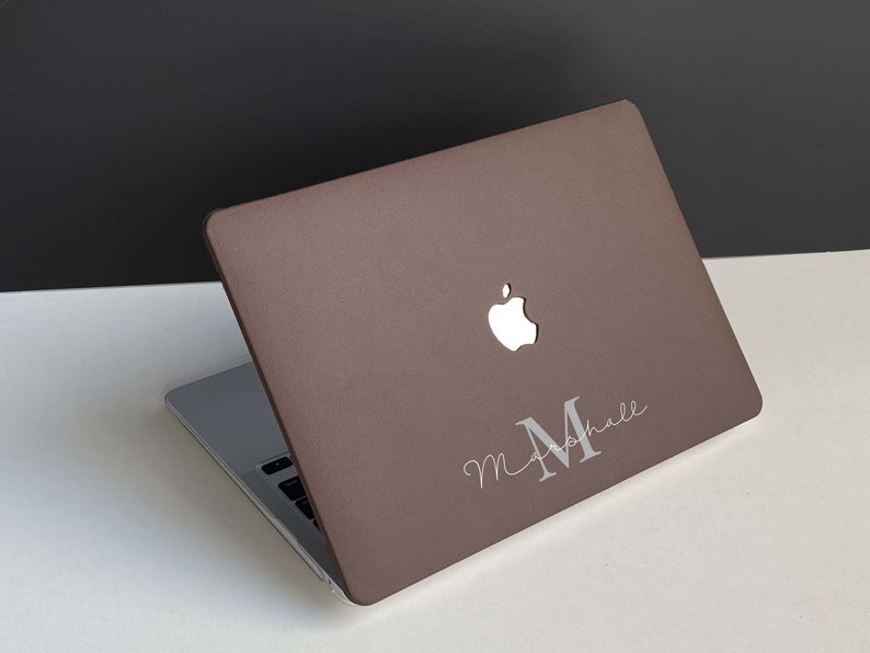 Deep Chocolate Brown Leather MacBook Case, MacBook Pro 14 2021, MacBook ...