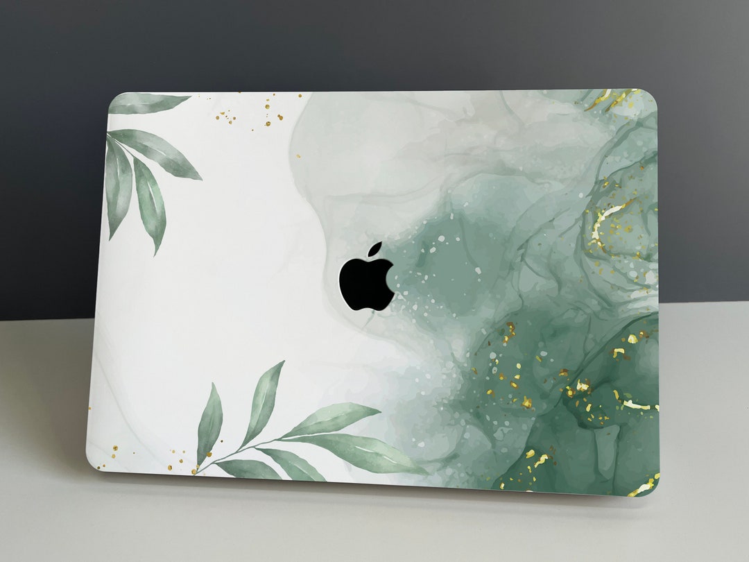 Green Water Dye Hard Cover MacBook Case, MacBook Pro 14 2021, MacBook ...