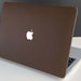 Deep Chocolate Brown Leather MacBook Case, MacBook Pro 14 2021, MacBook ...