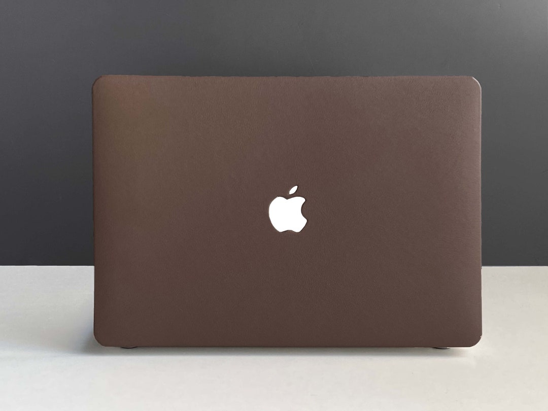 Deep Chocolate Brown Leather MacBook Case, MacBook Pro 14 2021, MacBook M1 Pro 13, Air 13 Case ...