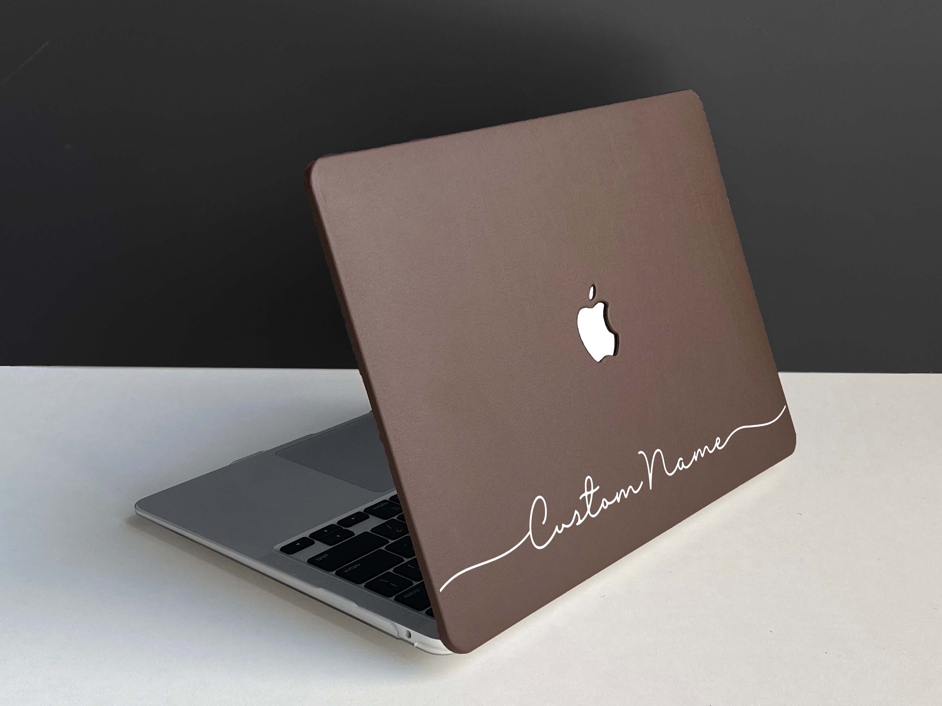 Deep Chocolate Brown Leather MacBook Case, MacBook Pro 14 2021, MacBook ...