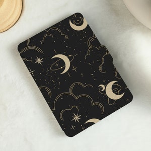 Elegant Quiet Moonlight Kindle Case, Personalised Folio Case Cover for ...