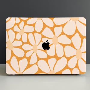 Orange Sunflower Hard Cover MacBook Case, MacBook Pro 16 MacBook M1 M2 ...