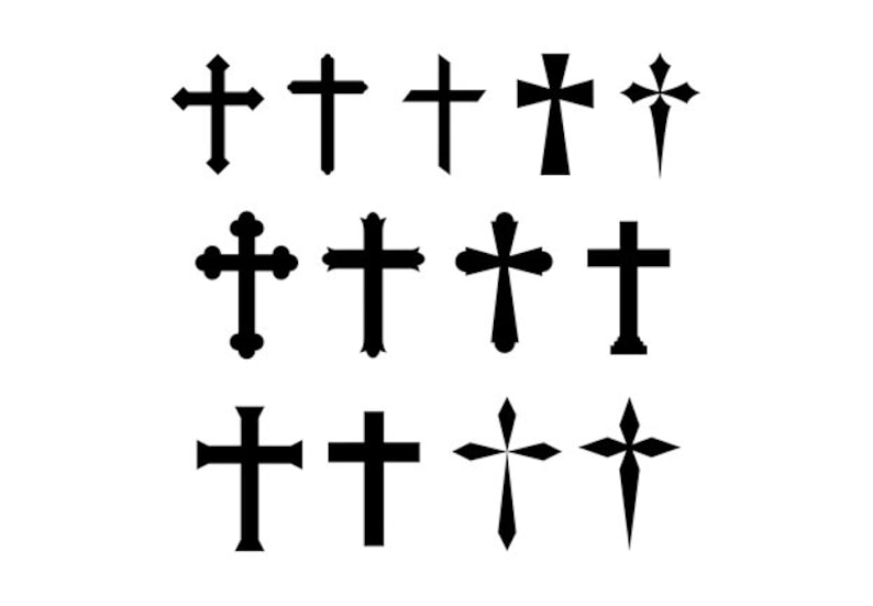Crosses SVG, SVG File, Cricut - Etsy