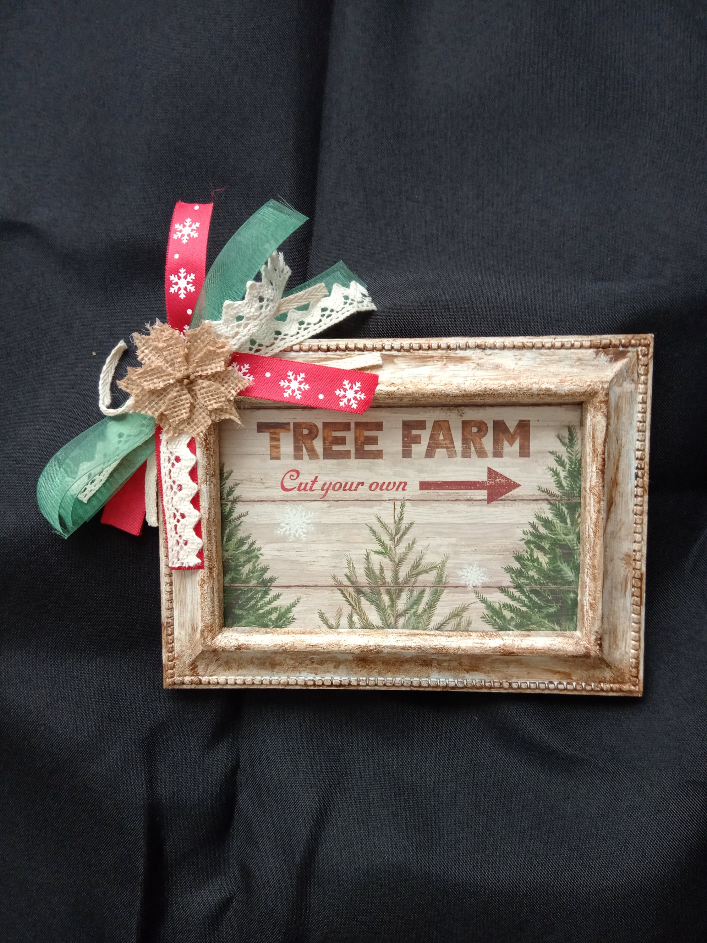Tree Farm Frame Sign, Sign, Christmas, Farmhouse, Trees - Etsy