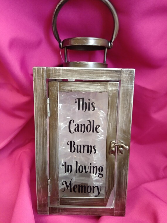 Bronze Memory Lantern Lantern Memorial Candle Holder - Etsy