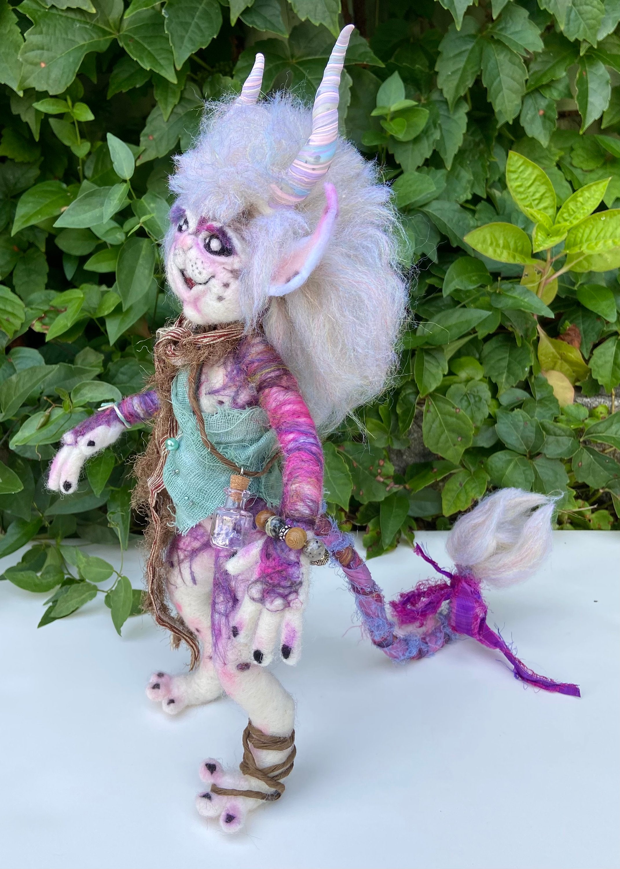 Amaranth the Goblin Fairy Art Doll - Etsy