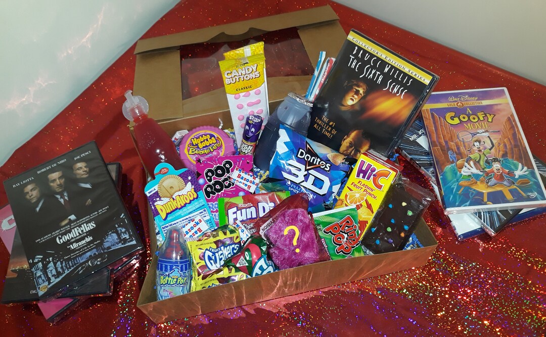 90s Throwback Snack Pack Box 90s Nostalgia 90s Gift 90s - Etsy