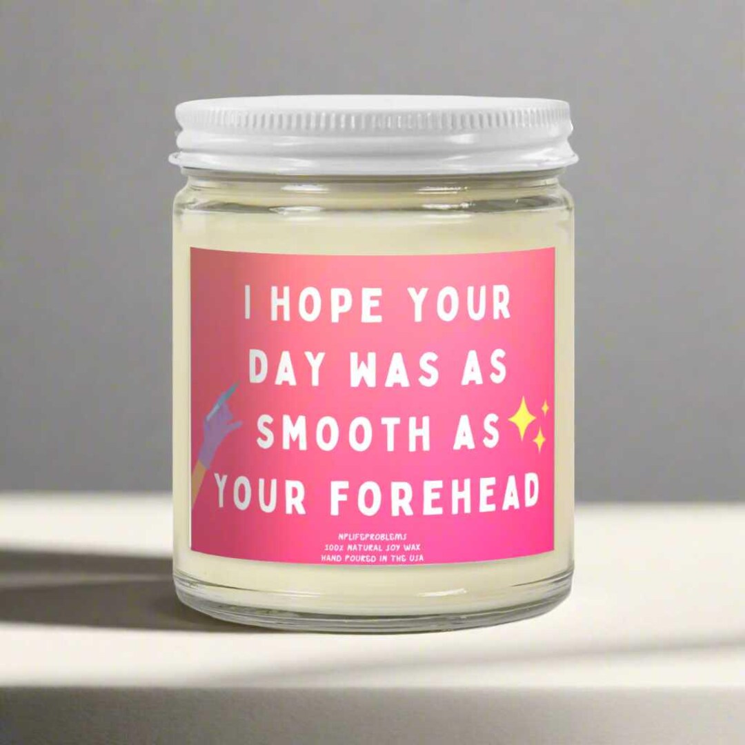 Funny Nurse Injector Gift - Botox Med Spa Candle for Medical Aesthetics ...